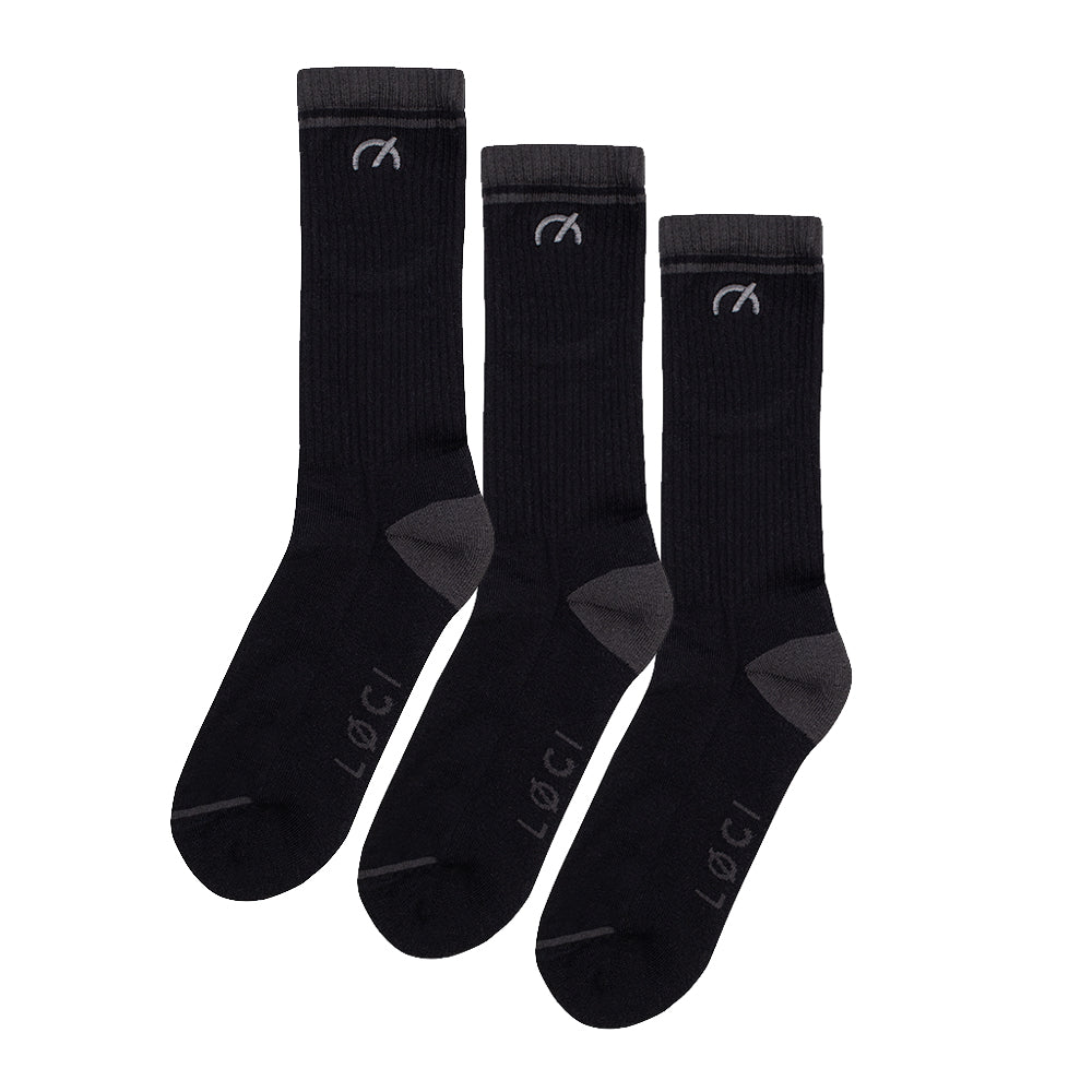 Crew Socks 3-Pack Swatches All